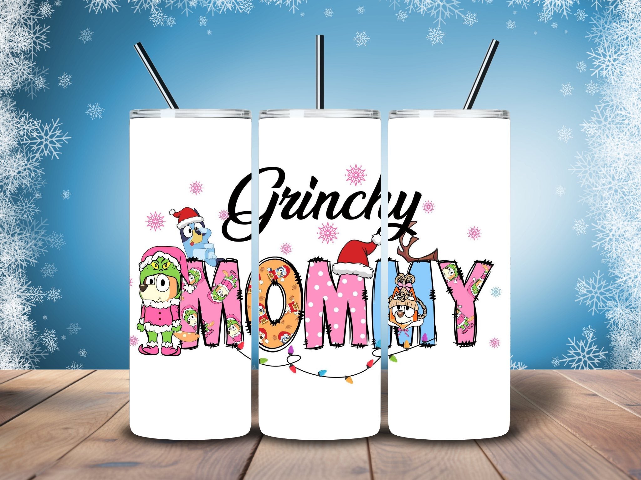 Grinchy Mommy 20oz Tumbler – Ohana Creations & More